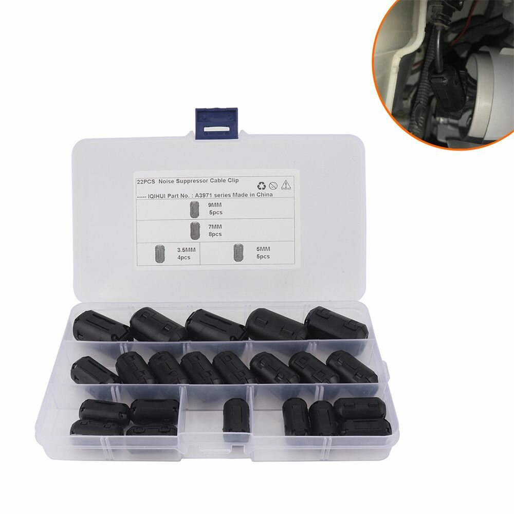 22 Ферритовых Фильтра Помех Для Кабелей