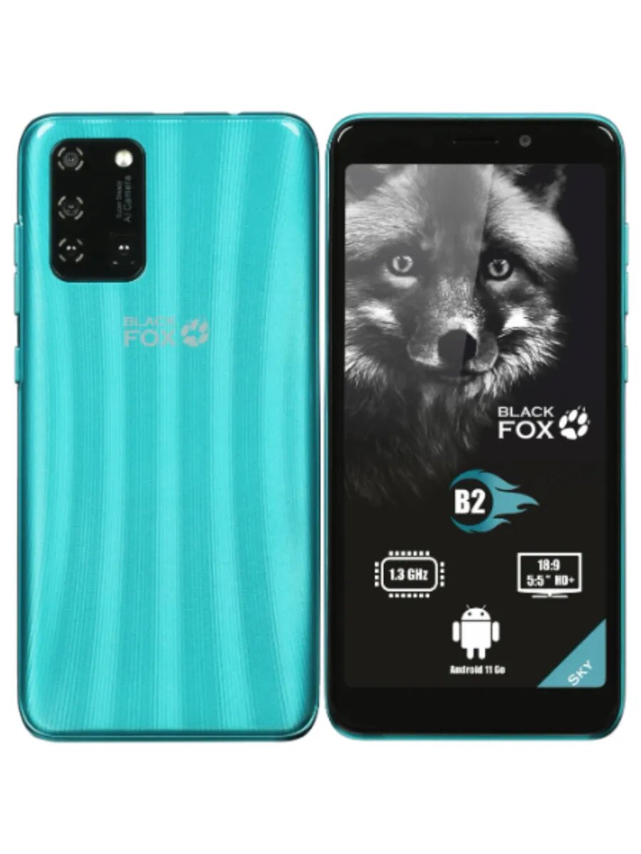 5.5" Смартфон B2+ LTE 2+16 ГБ синий РСТ