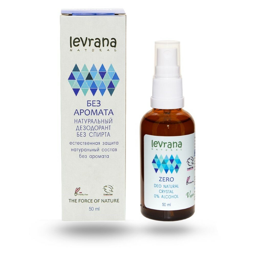 Levrana дезодорант zero без запаха 50 мл