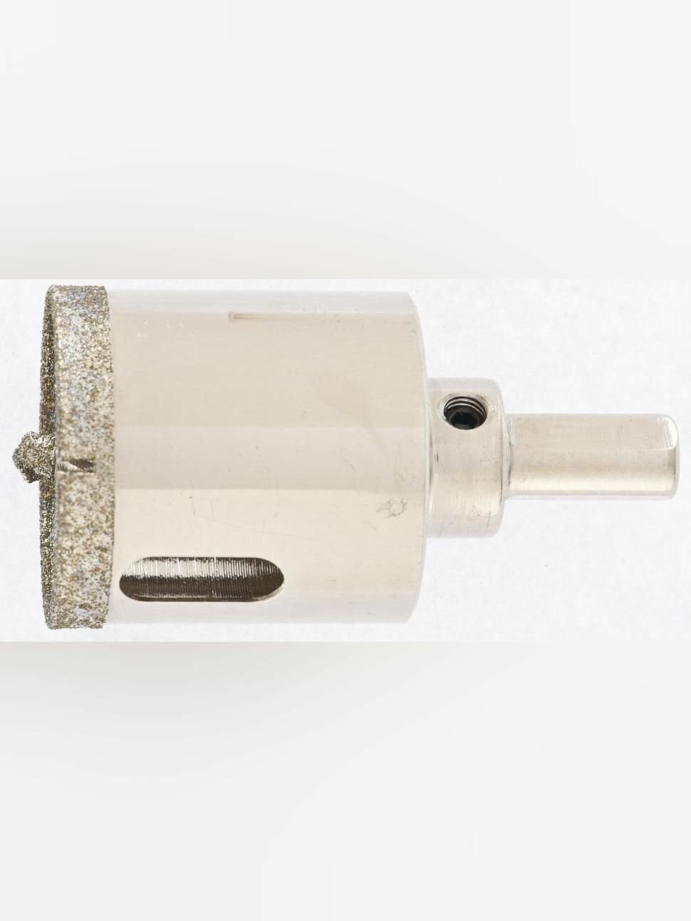 Сверло алмазное по керамограниту, 38 х 67 мм, трехгранный хвостовик Matrix 726383