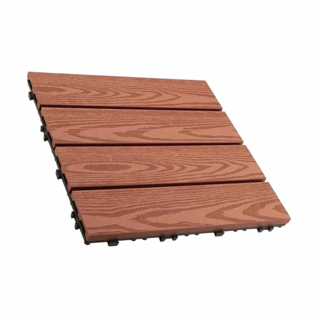 Пластиковая доска для террасы (красное дерево, антикоррозийная)