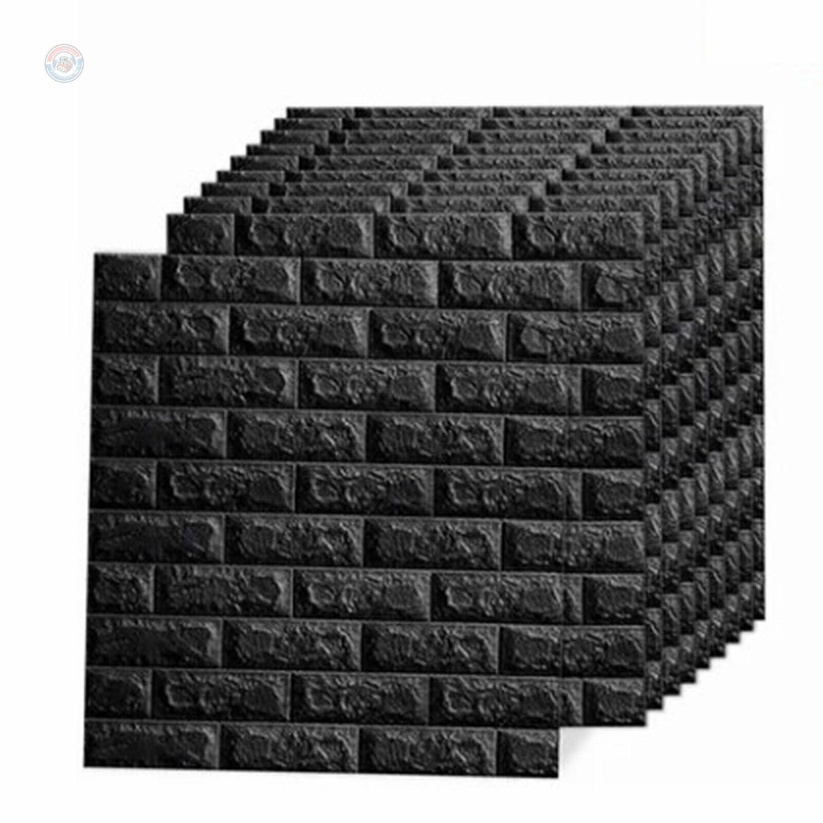 Самоклеящиеся фольгированные 3D панели XPE для стен и потолка, теплоизоляция и звукоизоляция, 10 шт в комплекте, легкий монтаж без инструментов