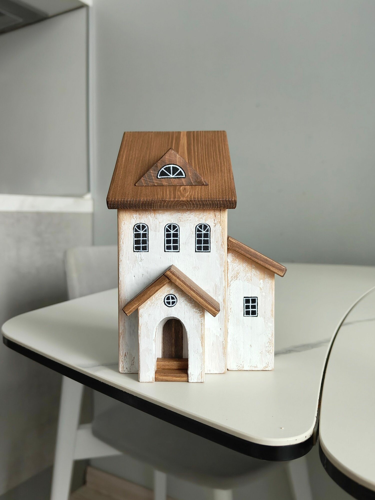 Домик деревянный "Банк", декоративный, интерьерный