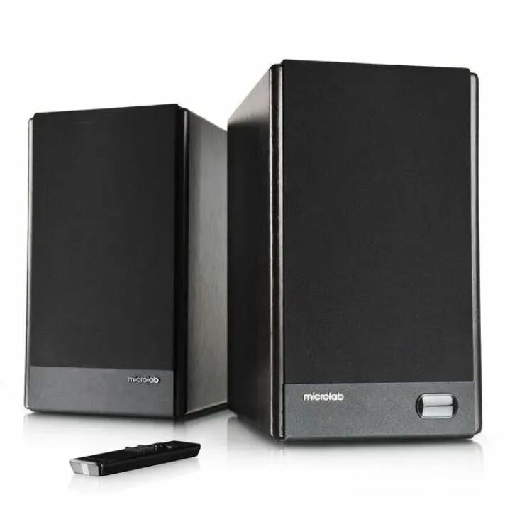 Колонки 2.0 Microlab Solo 6C (SOLO 6C) черный - 100 Вт, Bluetooth, пульт ДУ, питание - сеть 220 В
