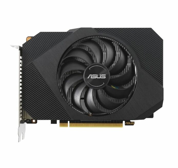 Видеокарта ASUS NVIDIA GeForce GTX 1650 Phoenix (PH-GTX1650-4GD6-P-V2) - PCI Express 3.0, 4 ГБ, GDDR6, 128 бит, HDMI, DVI, DisplayPort, GPU 1410 МГц