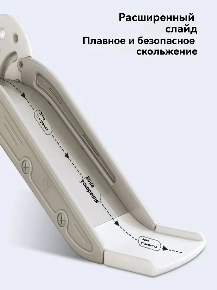 Горка детская, Пластиковая, складная, детская игровая площадка в помещении, горка 135 см — фото 1