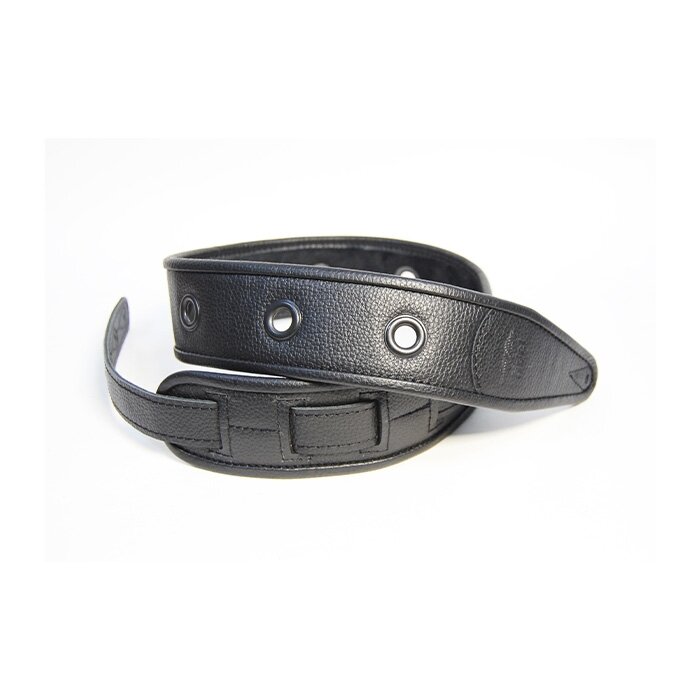 FL7000004CU Leather Custom Ремень для гитары, кожаный, черный, Fidel