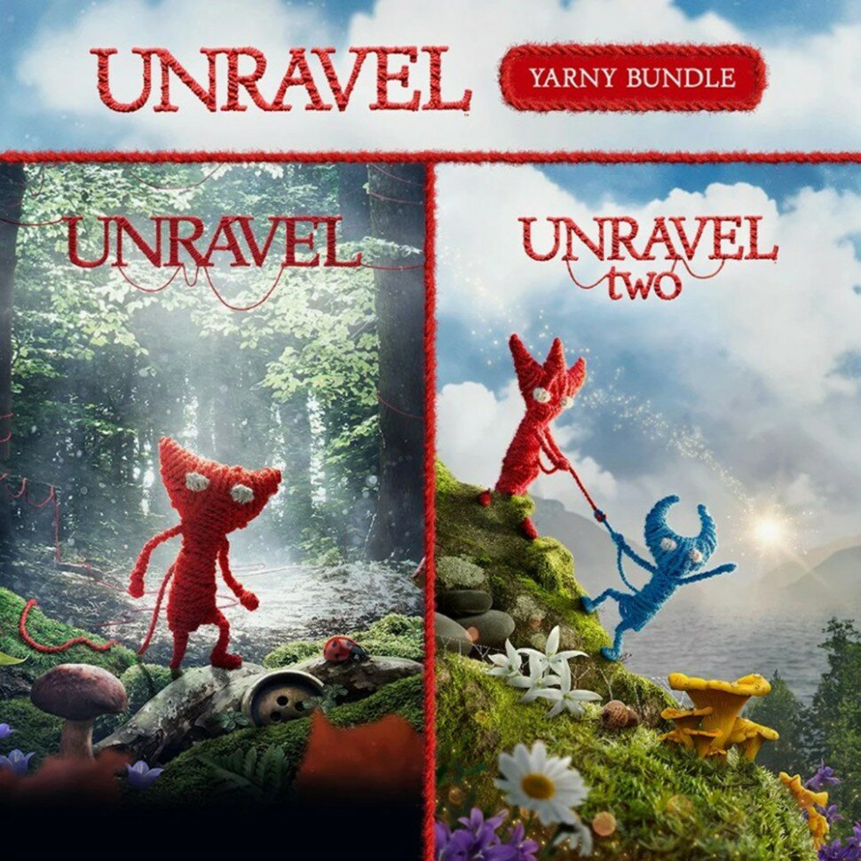 Игра UNRAVEL YARNY BUNDLE Xbox One, Xbox Series S, Xbox Series X цифровой ключ
