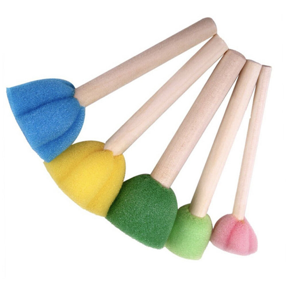 Набор инструментов для граффити 5 шт, губка, кисти из EVA, детские игрушки, аксессуары для рисования