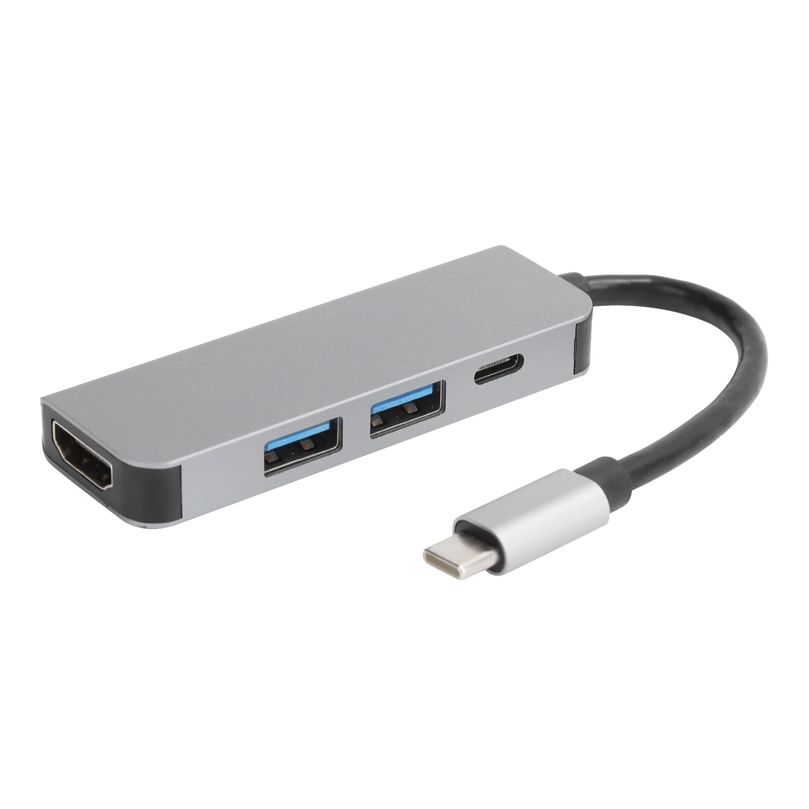 Док-станция 4-в-1 Type-C, HDMI, USB 3.0, адаптер