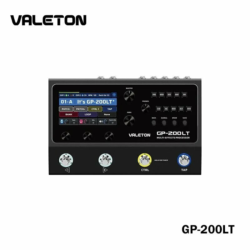 Процессор Valeton GP200LT с несколькими эффектами, Контроллер усилителя гитары
