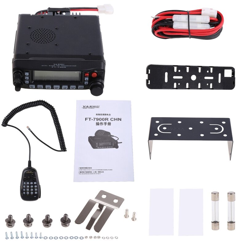 FT-7900R 50 Вт Высокомощное Двухдиапазонное Радио FM-Трансивер Двухстороннее Радио Мобильное Любительское Радио для Автомобиля Прочный