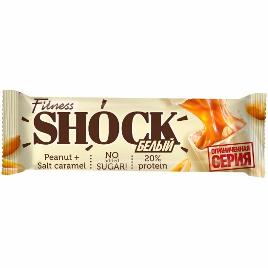 Протеиновый батончик Fitness Shoсk FitnesSHOCK Соленый арахис глазированный 50 гр.
