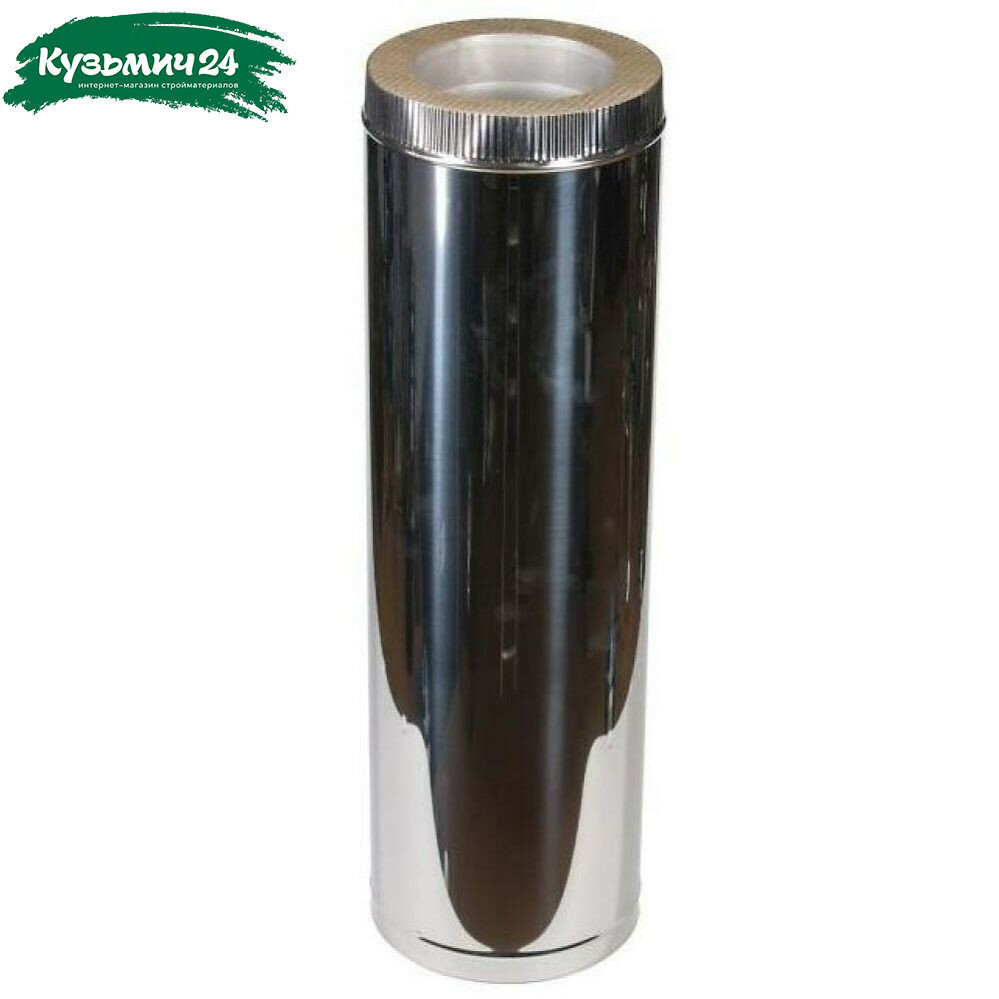 Сэндвич труба 120*200-500 мм (0.5/0.5 н/о) AISI 409, 1 шт.