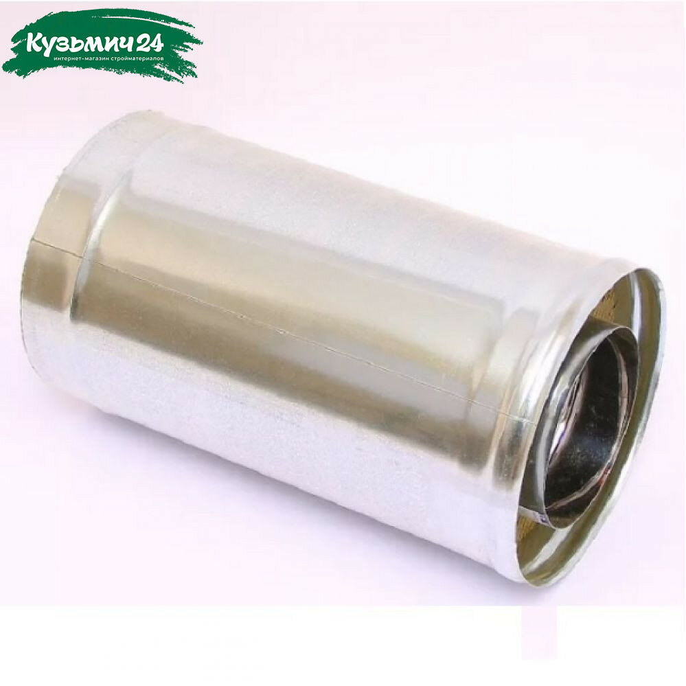 Сэндвич труба 120*200-250 мм (0.5/0.5 н/о) AISI 409, 1 шт.