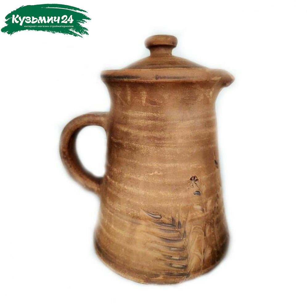 Кувшин травник с декором Р4110