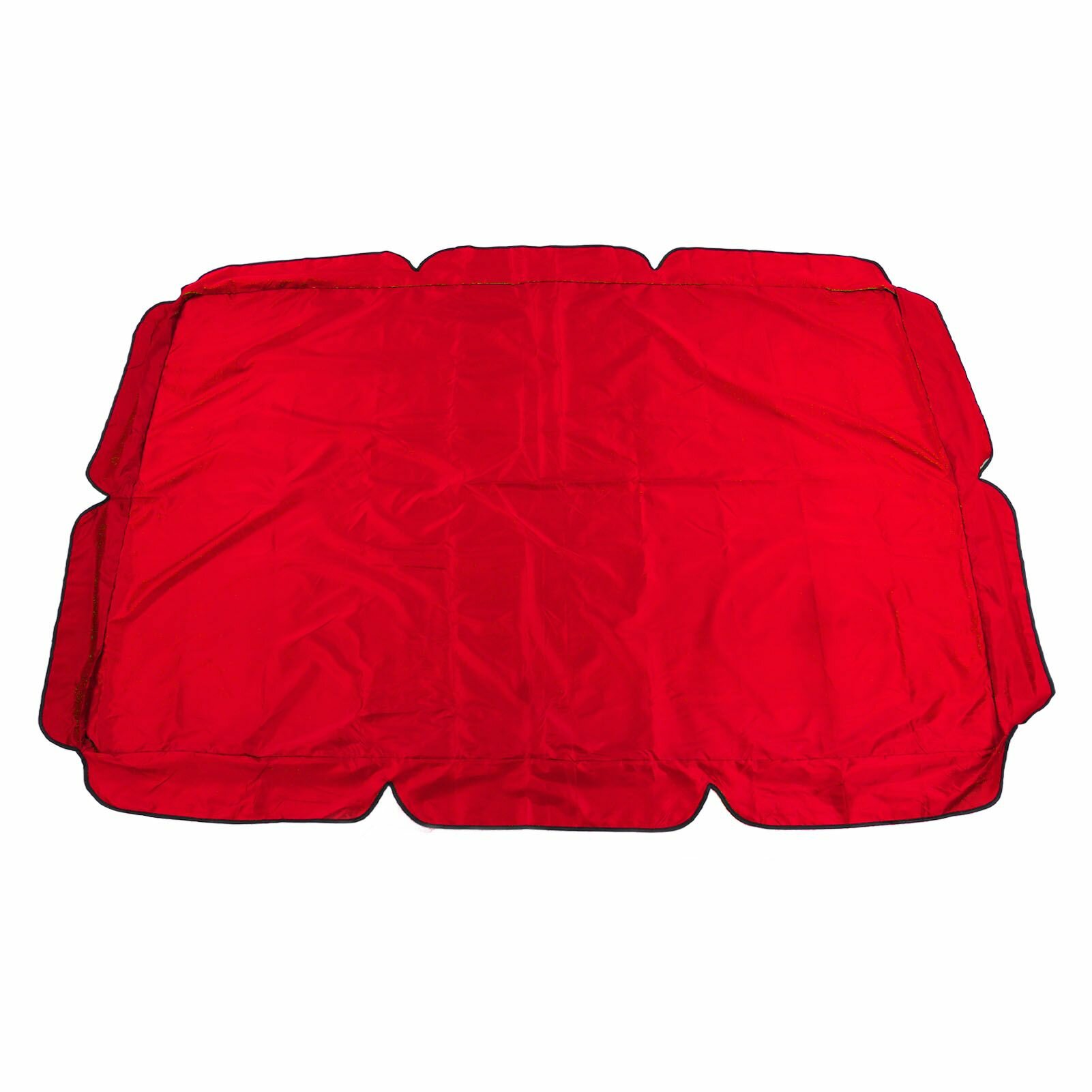 Водонепроницаемый сменный навес из ткани Оксфорд с серебряным покрытием для качелей, садовых и балконных, красный