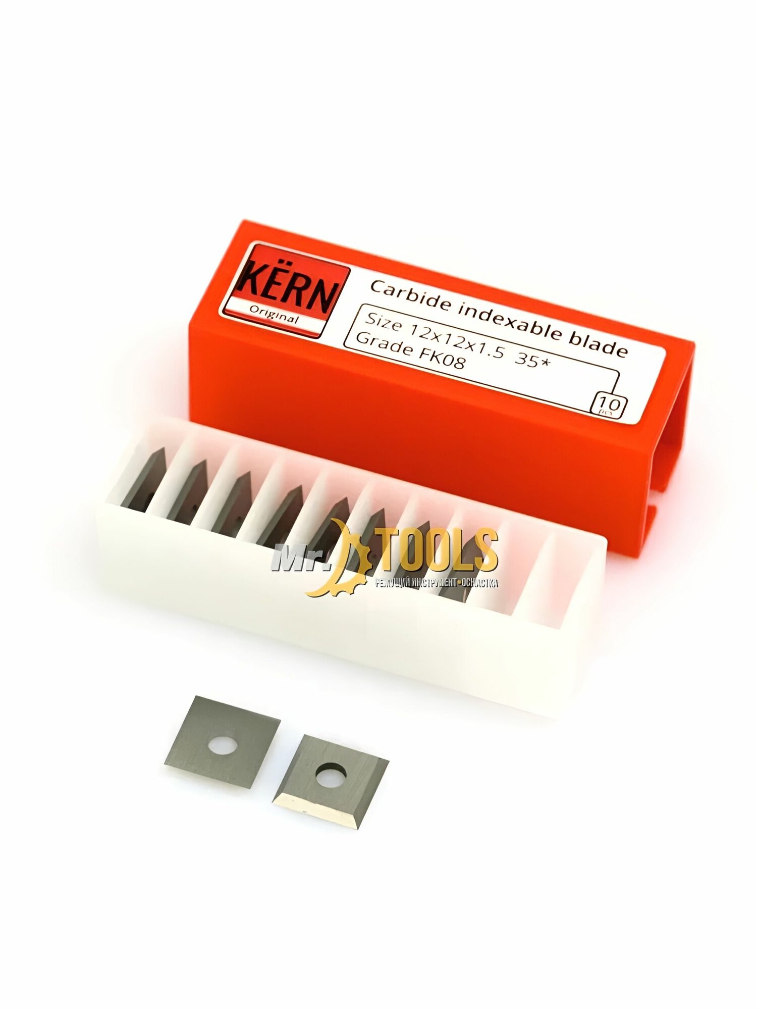 Сменные ножи 12х12х1.5 мм для фрез, комплект 10 шт.