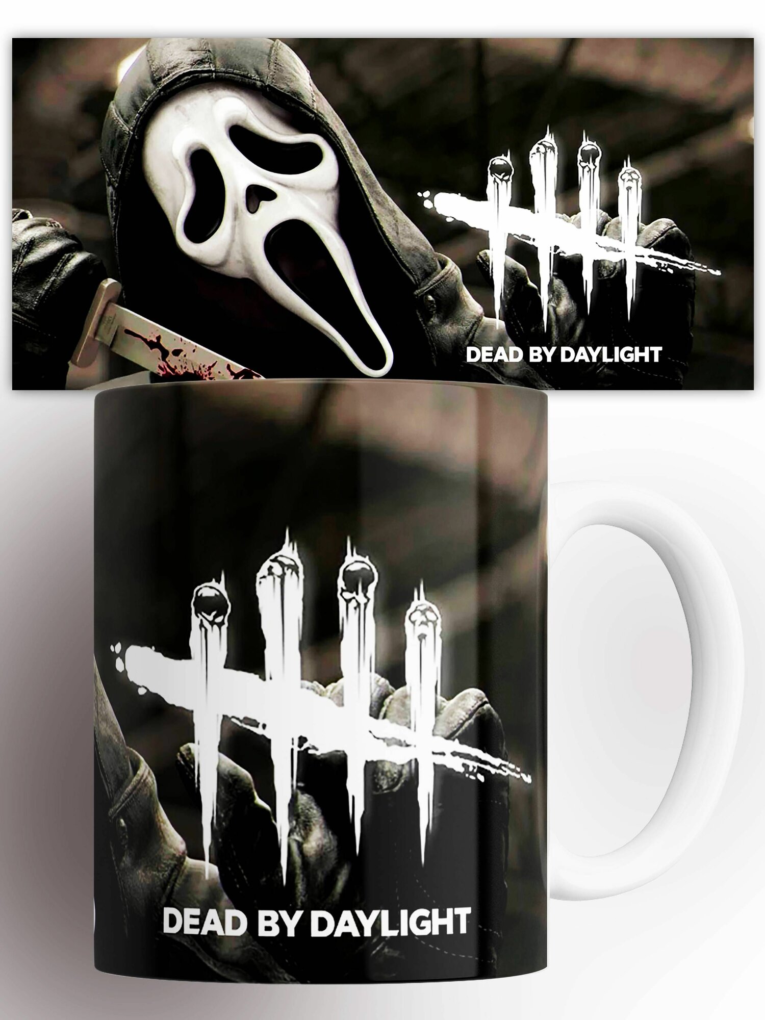 Кружка Маньяк Крик Dead by Daylight игры принт 330 мл