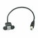 USB 2.0 кабель для принтера, черный, 0.5m
