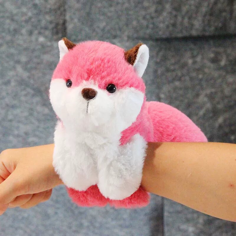 Милый мультяшный браслет-зайка (лиса) для детей, плюшевая игрушка-браслет, плюшевая игрушка-панда Лиса (ограниченное