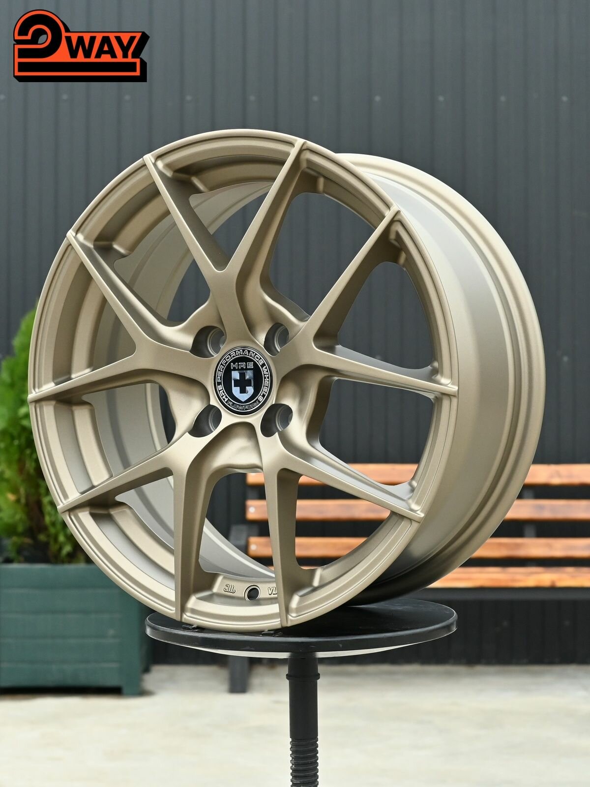 Литой диск Taigiro R16 HRE P101 Стиль 7.0J ET35 4*100 Бронза