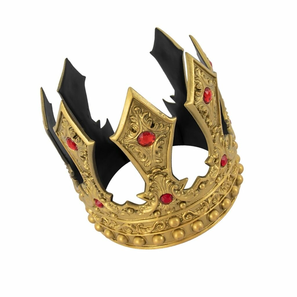 Роскошный Головной Убор для косплея в стиле Ретро King's Crown-полностью Золотой