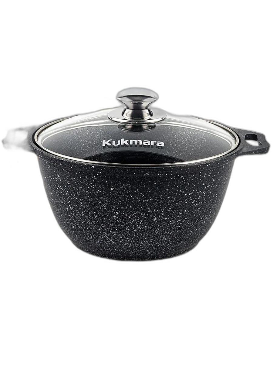 Кастрюля Кукмара 2л с крышкой антипригарная