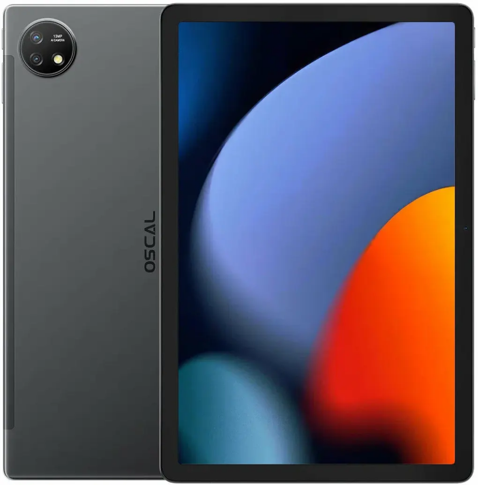 Планшет OSCAL Pad 16, 8/128 ГБ, LTE, со стилусом и чехлом в комплекте, серый