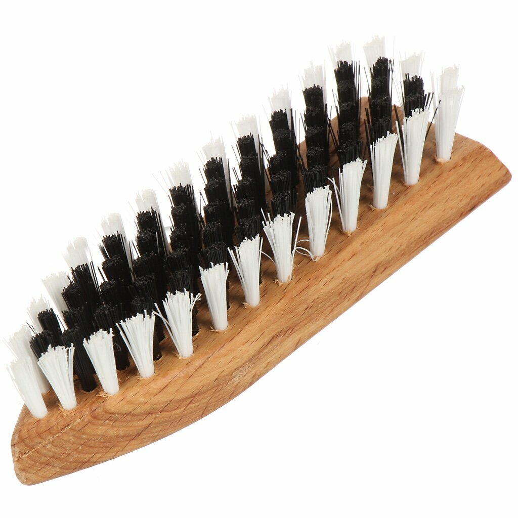 Щетка для одежды Pregrada PR-025, 140х40х16 мм, искусственная щетина, деревянная колодка, уход за пальто и костюмами