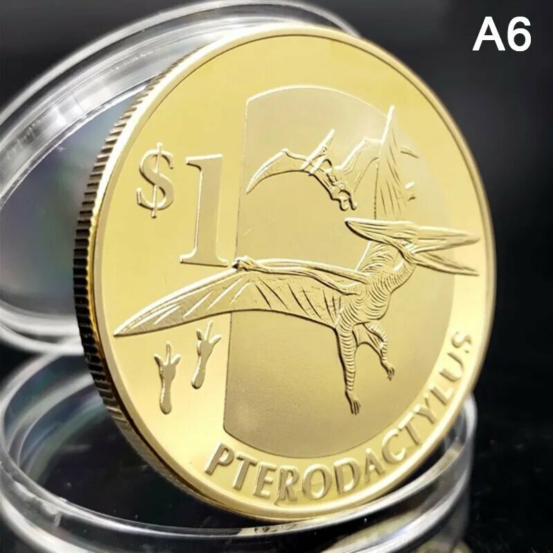 Динозавр золотые и серебряные монеты Sierra Leone динозавр памятные монеты