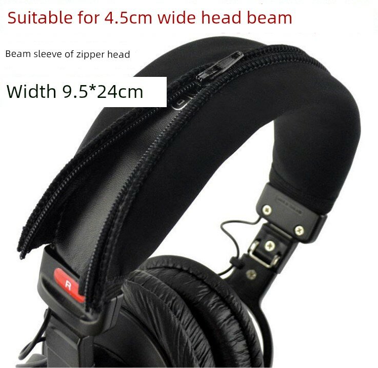 Универсальные аксессуары для наушников: защитный чехол на оголовье из шерсти на молнии, чехол на верхнюю балку, чехол