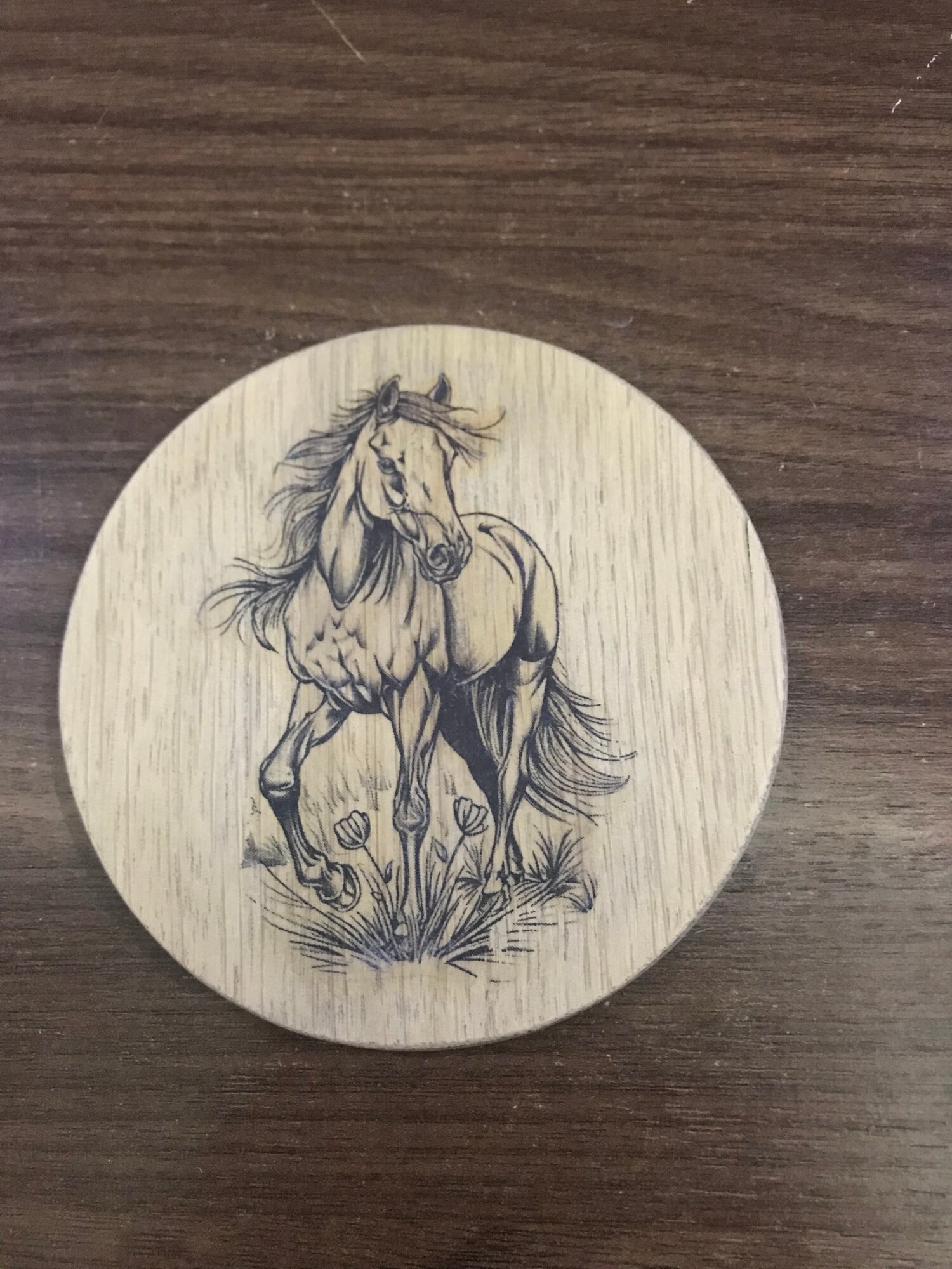 Подставка под кружку Год Лошади 4