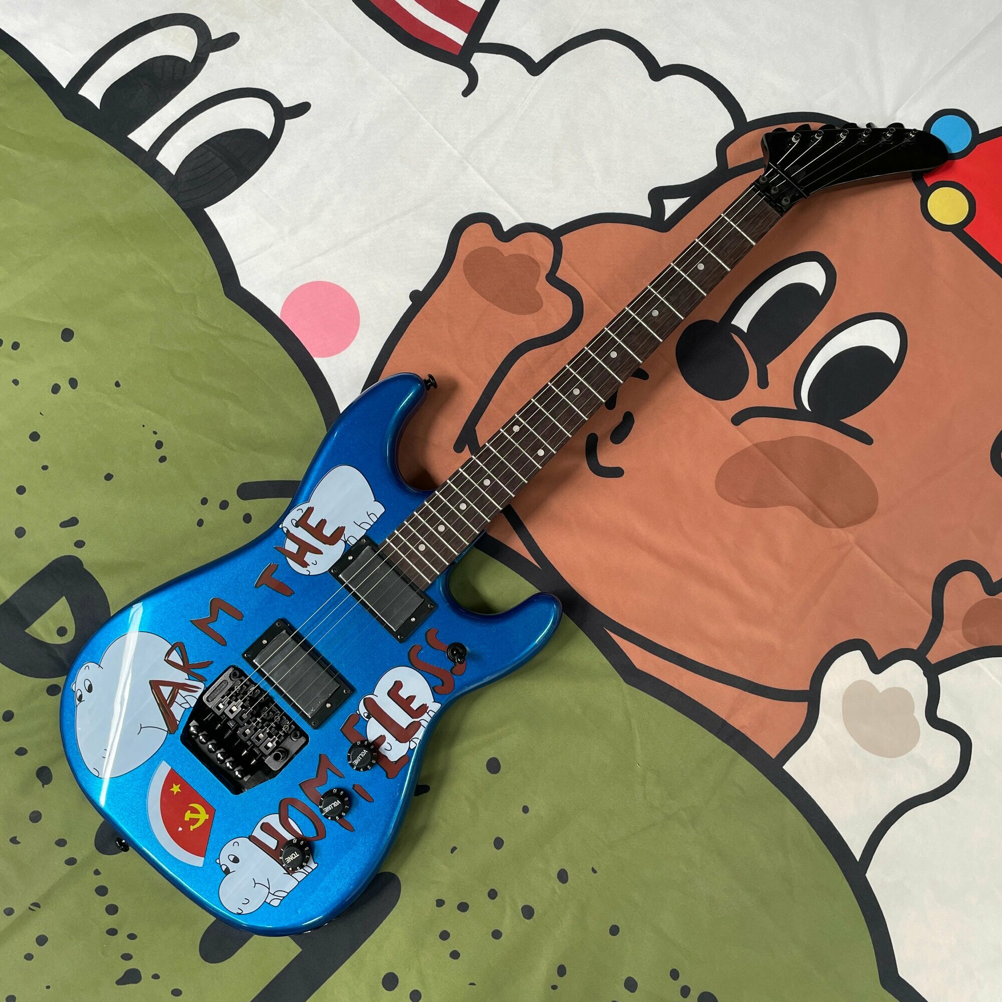 Электрогитара Электрическая гитара, сделанная в Китае 6-струнная, корпус Махагони