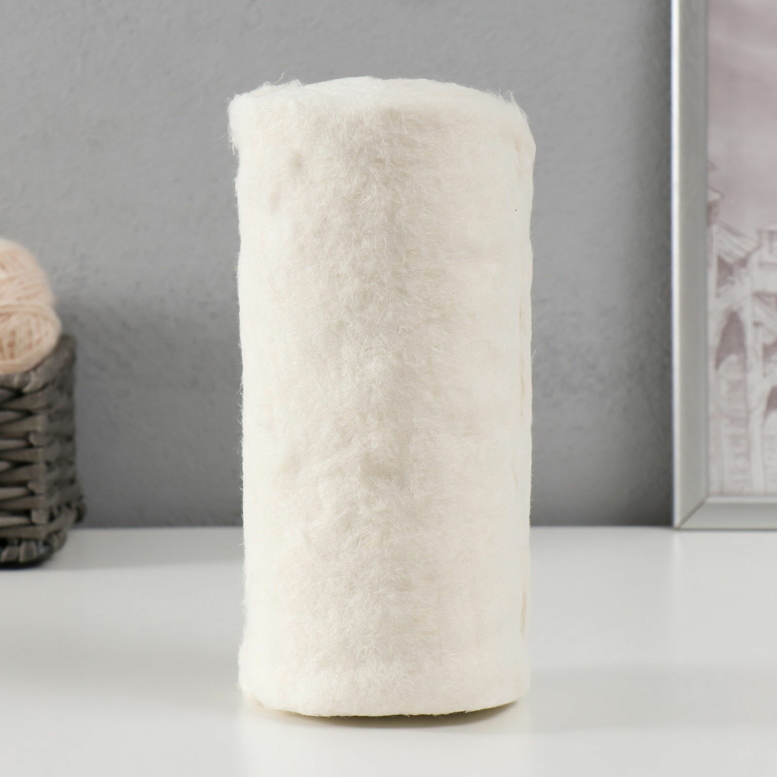 Вата льняная для ватных игрушек, 100% л? н,250 грамм, АРТ. VL-250