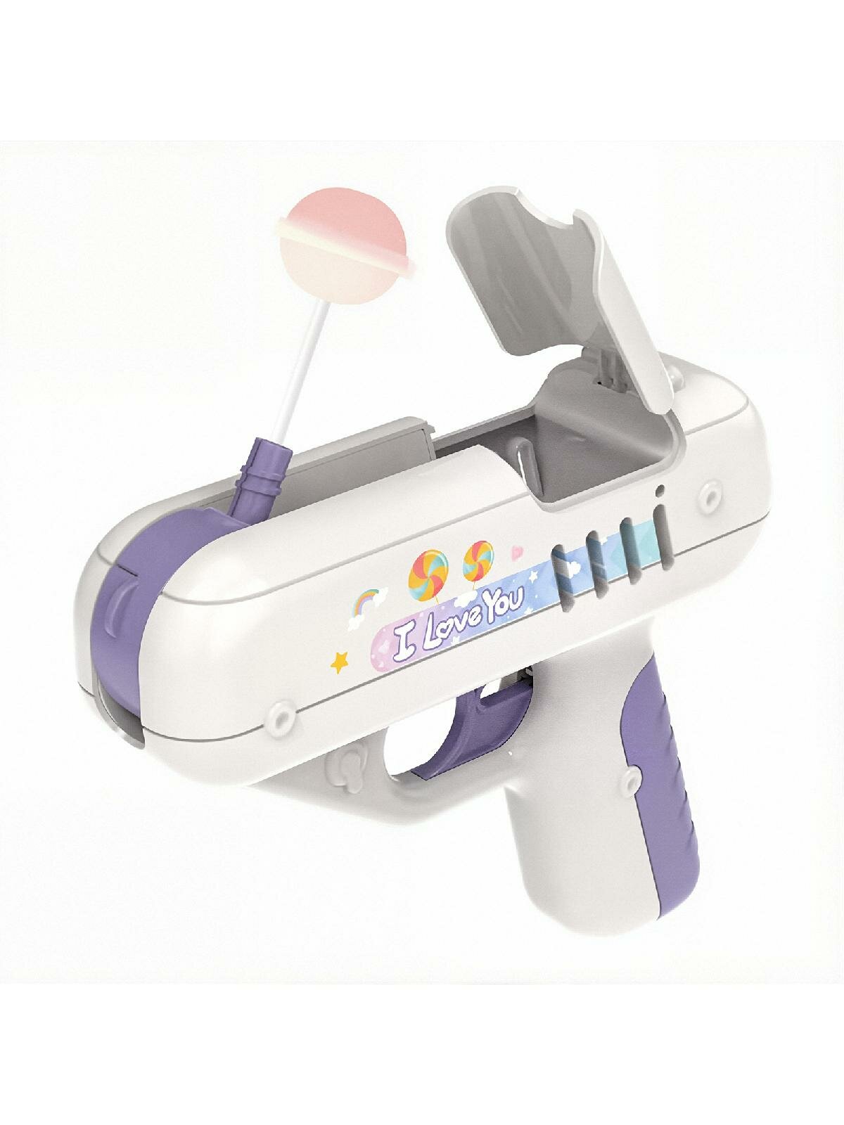 Игрушечные пистолеты для раздачи конфет понарошку со световым эффектом для подарка маленькой девочке