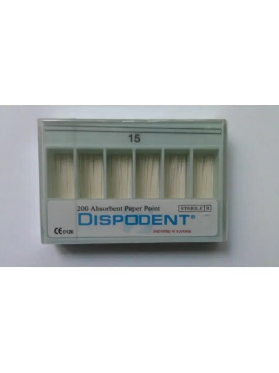 Штифты бумажные 06 №40, 100 шт, (Dispodent)