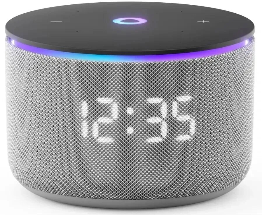 Умная колонка Яндекс Станция Мини 3 Про с Алисой, Zigbee, серый, YNDX-00059GRY