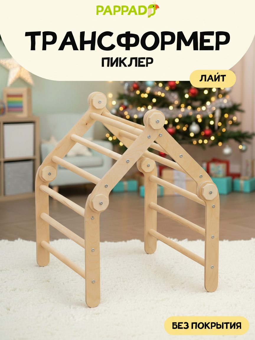 Детский трансформер Пиклер размер S от PAPPADO, складной шлифованный