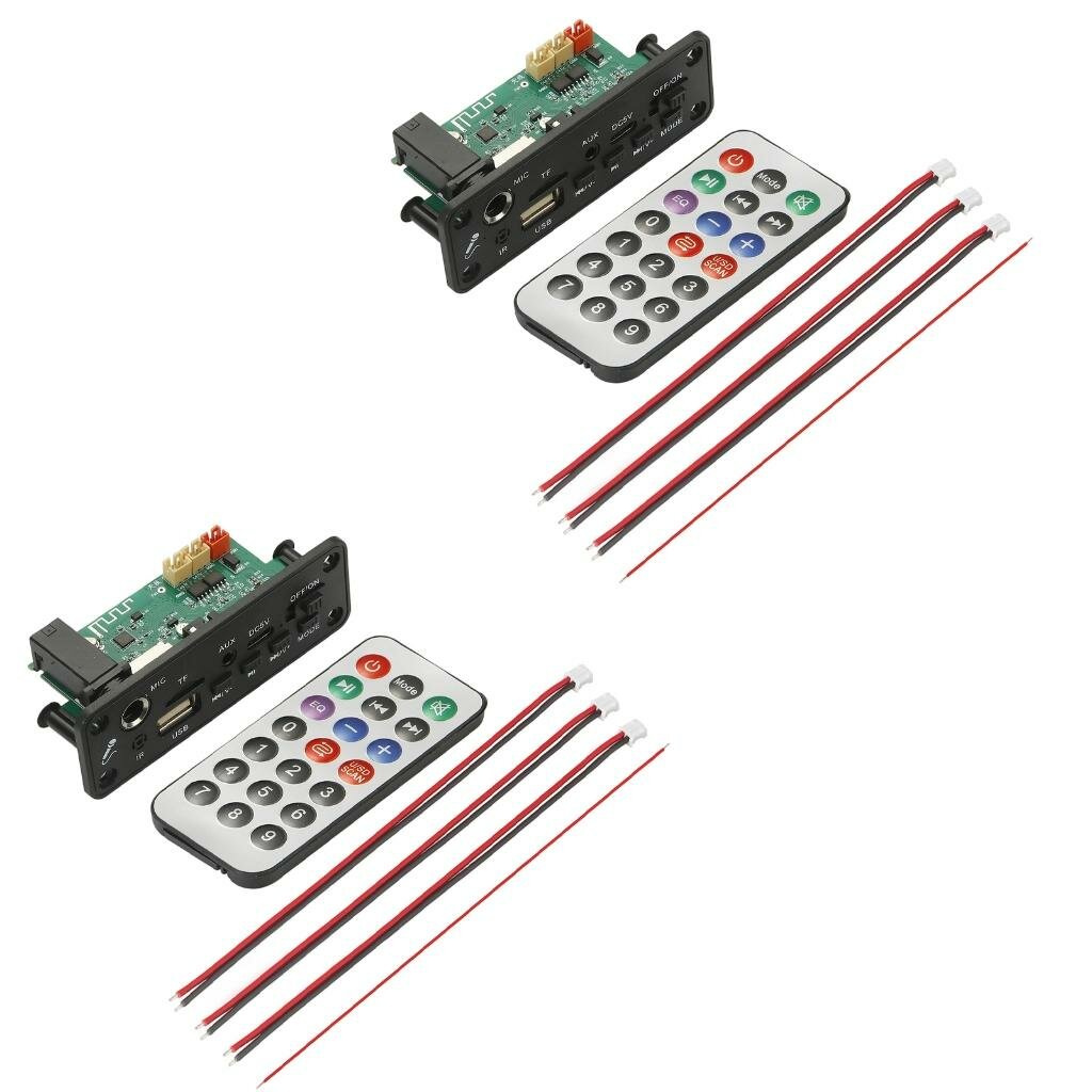 MP3 декодирующая плата с Bluetooth 2x3Вт, 2 комплекта