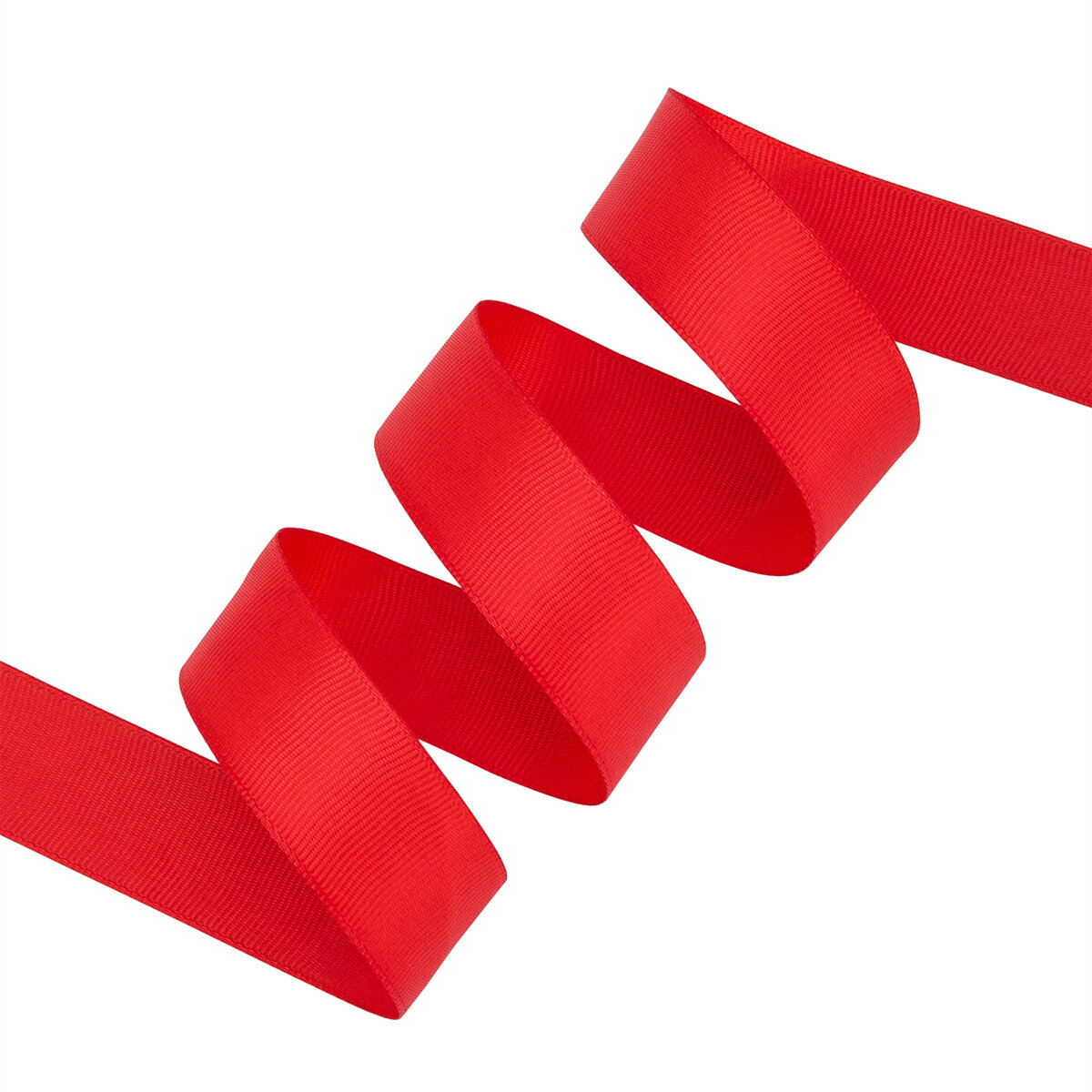 Лента репсовая декоративная упаковочная IDEAL 25мм*22,85м (235 красный), 22.85 м