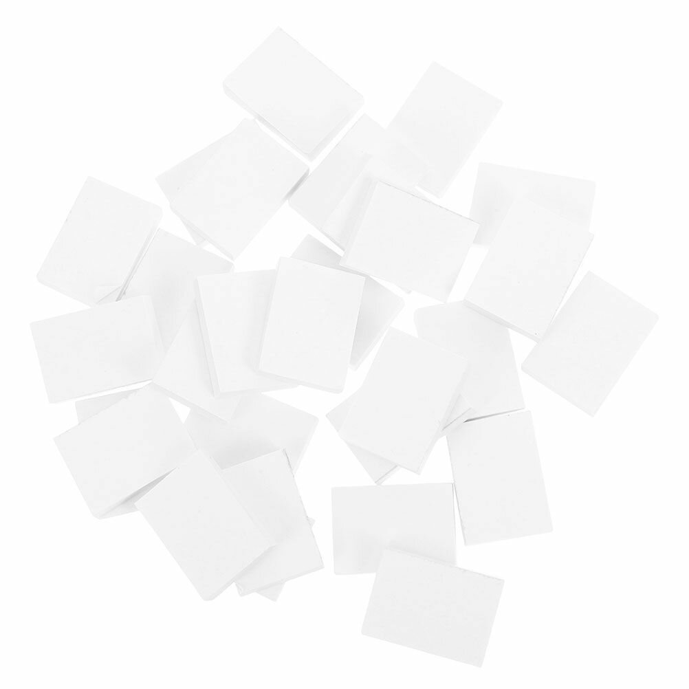 Миниатюрные книги из бумаги белого цвета, набор 35 штук, для декора