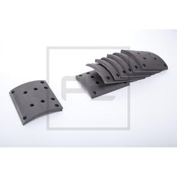 Комплект тормозных башмаков, барабанные тормоза, PE 086.102-00A (1 шт.)