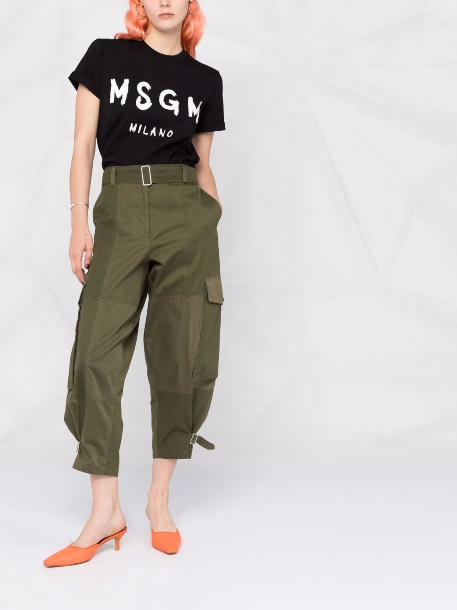 Футболка MSGM, размер XS, черный — фото 1