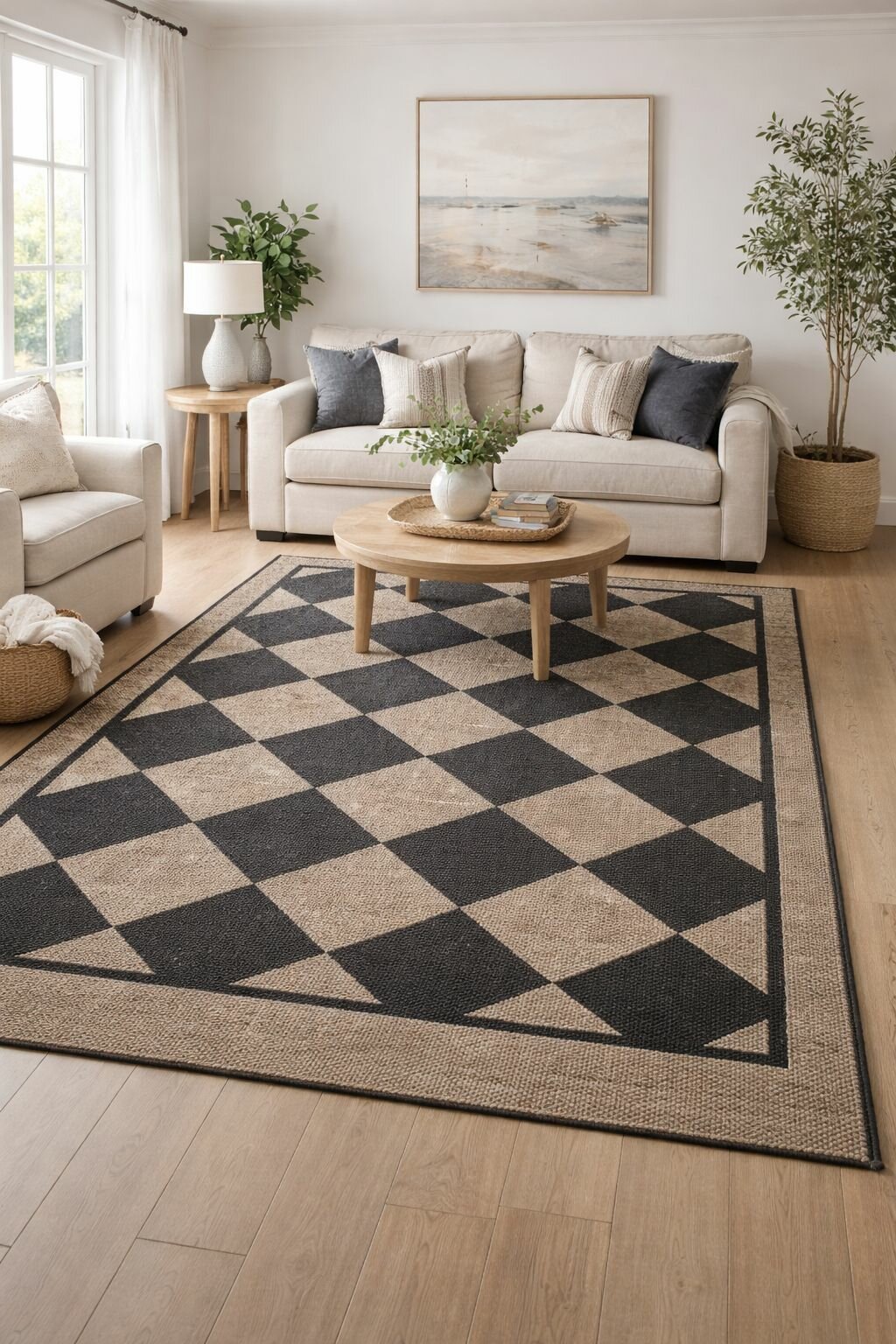 Ковер палас на пол настенный размер: 2,0х3,0 м (200 х 300 см) безворсовый в спальню гостиную на кухню на стену современный