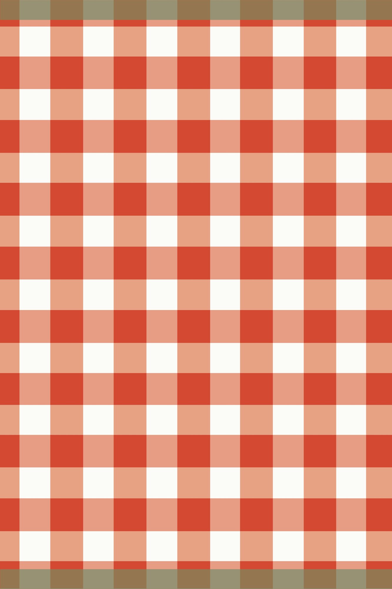 Полотенце кухонное Coucke Essentials Halflinen Emile Rouge, 60% хлопок, 40% лен, 50х75 см