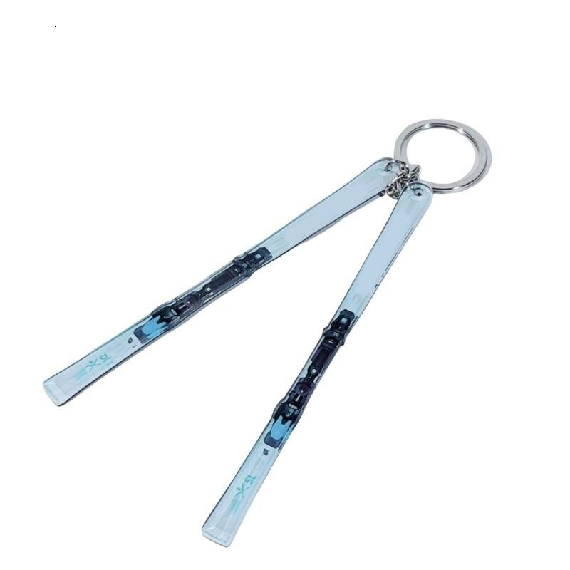 Мини-брелок для ключей в форме лыжи и сноуборда, 5