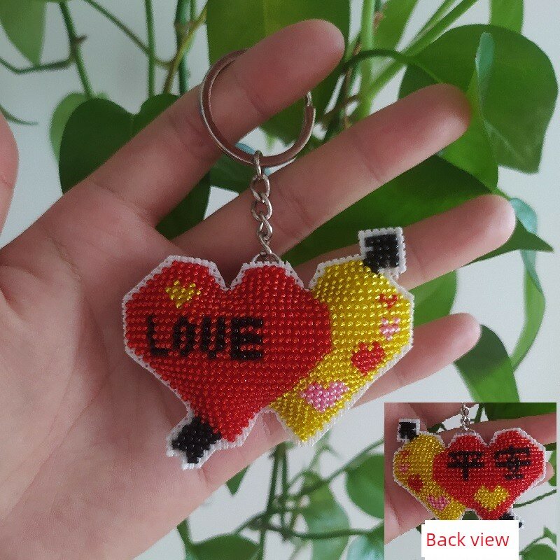 Новый набор для вышивания бисером и рукоделия: брелок-подвеска для пар, «Сердечная стрела», признание в любви, готовый