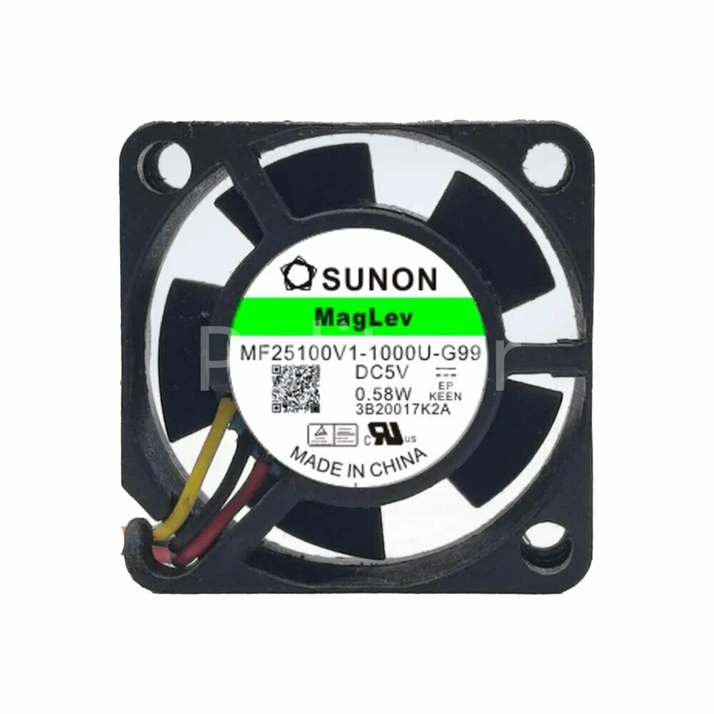 Вентилятор охлаждения MF25100V1-1000U-G99 25*25*10 мм 5 В 0.10A 1300 об/мин