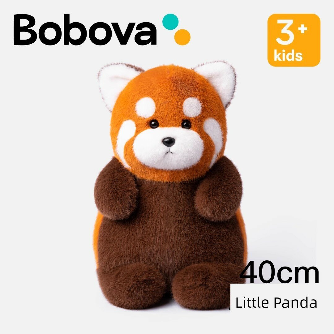 Официальная мягкая игрушка-красный панда Bobova 40 см, подарок на день рождения, мягкая панда